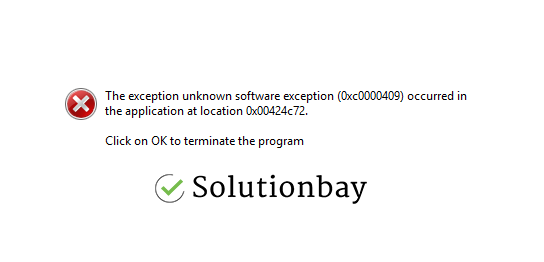 How to fix exception code 0xc0000409 error - solutions